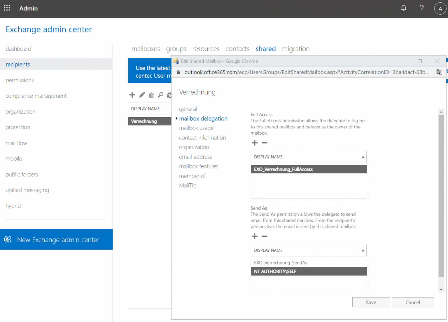 Exchange Hybrid: Shared Mailbox Permissions – Page 3 of 3 ...