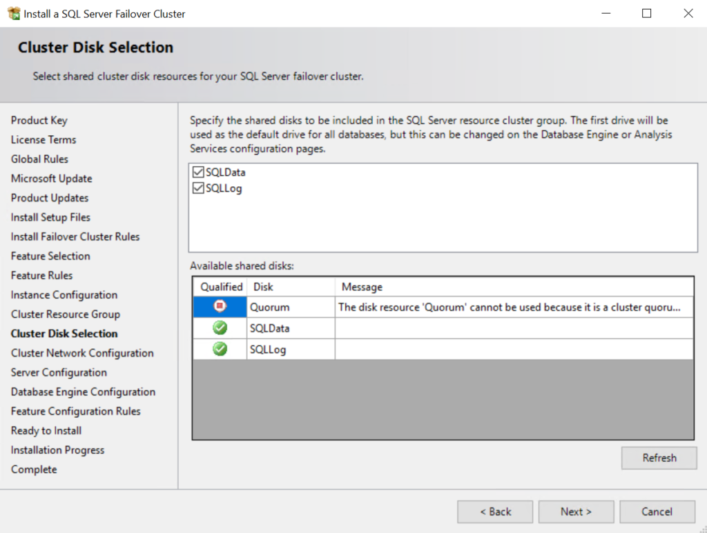 Microsoft SQL Failover-Cluster: SQL installieren – SchweigersTechBlog