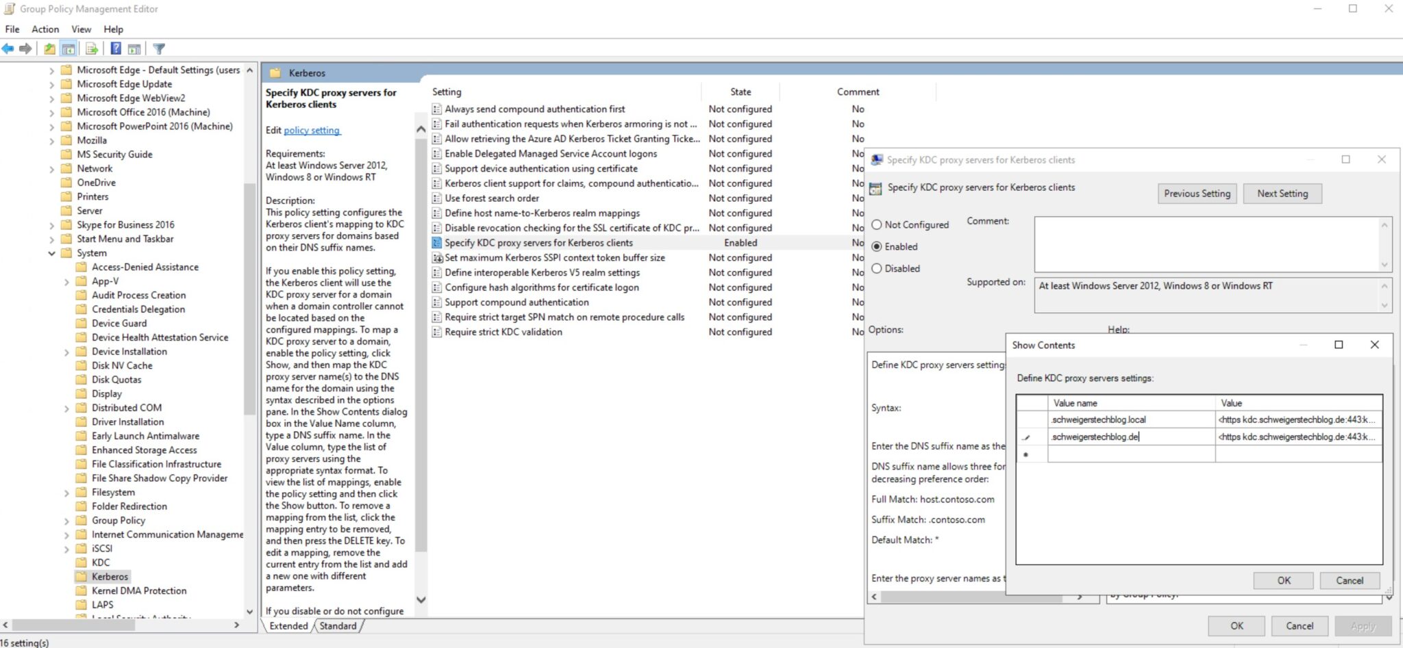 KDC-Proxy Deployment - Kerberos – SchweigersTechBlog